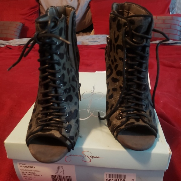 Jessica Simpson | Shoes | Jessica Simpson Leopard Print Heels | Poshmark